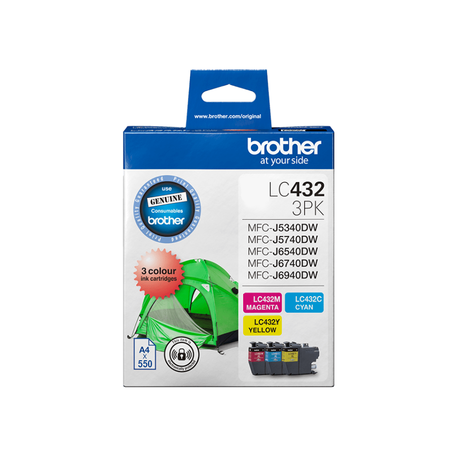 Inkspot Online - Genuine Brother LC432 CMY Colour Pack