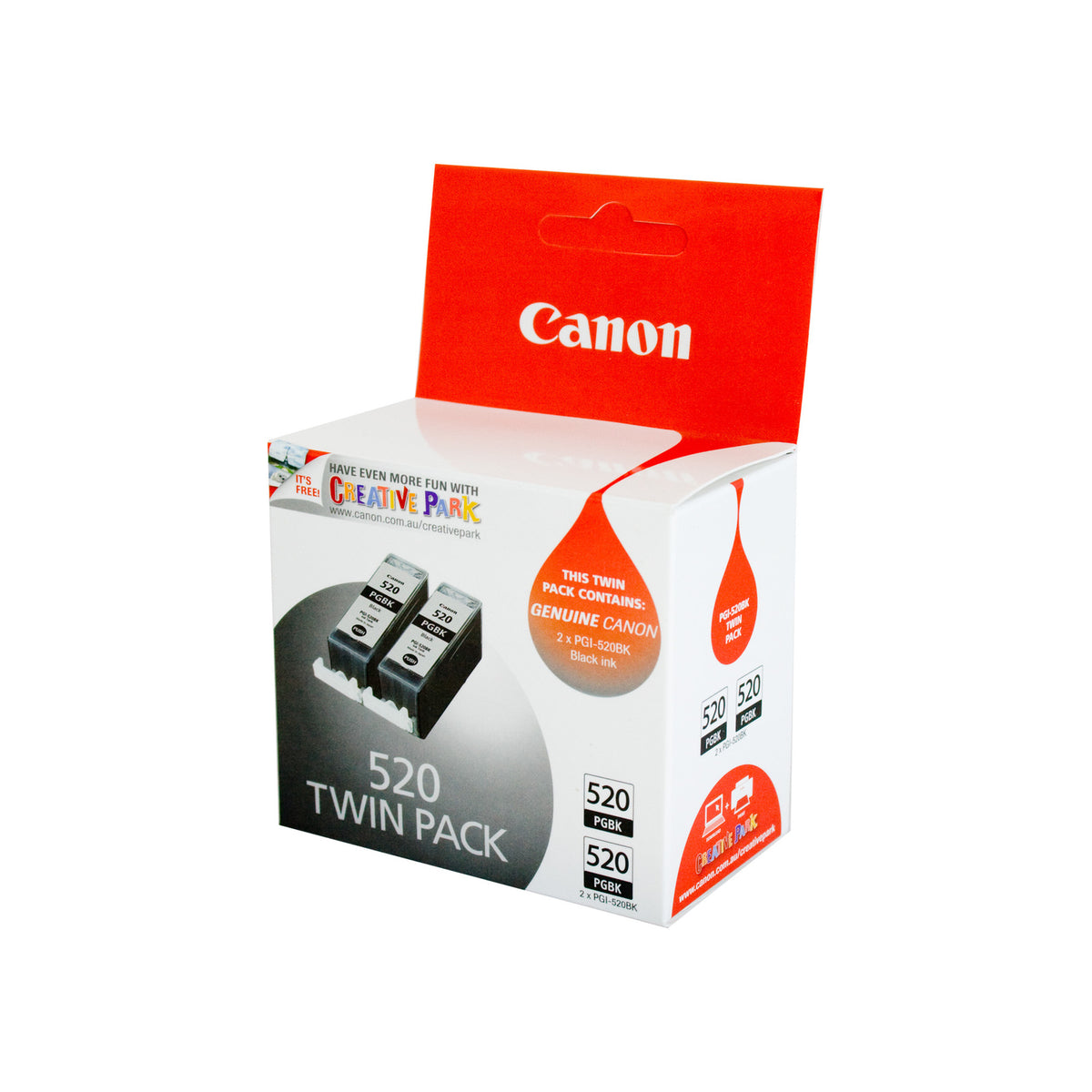 Inkspot | Genuine Canon PGI 520 Black Twin Pack